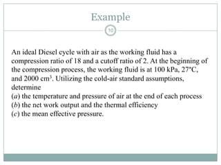 MET 401 Chapter 6 -_gas_power_plant_diesel_cycle_ | PPTX | Physics ...