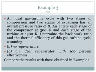 MET 401 Chapter 6 -_gas_turbine_power_plant_brayton_cycle_-_copy | PPTX