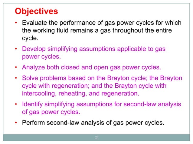 MET 401 Chapter 6 -_gas_turbine_power_plant_brayton_cycle_-_copy | PPTX ...