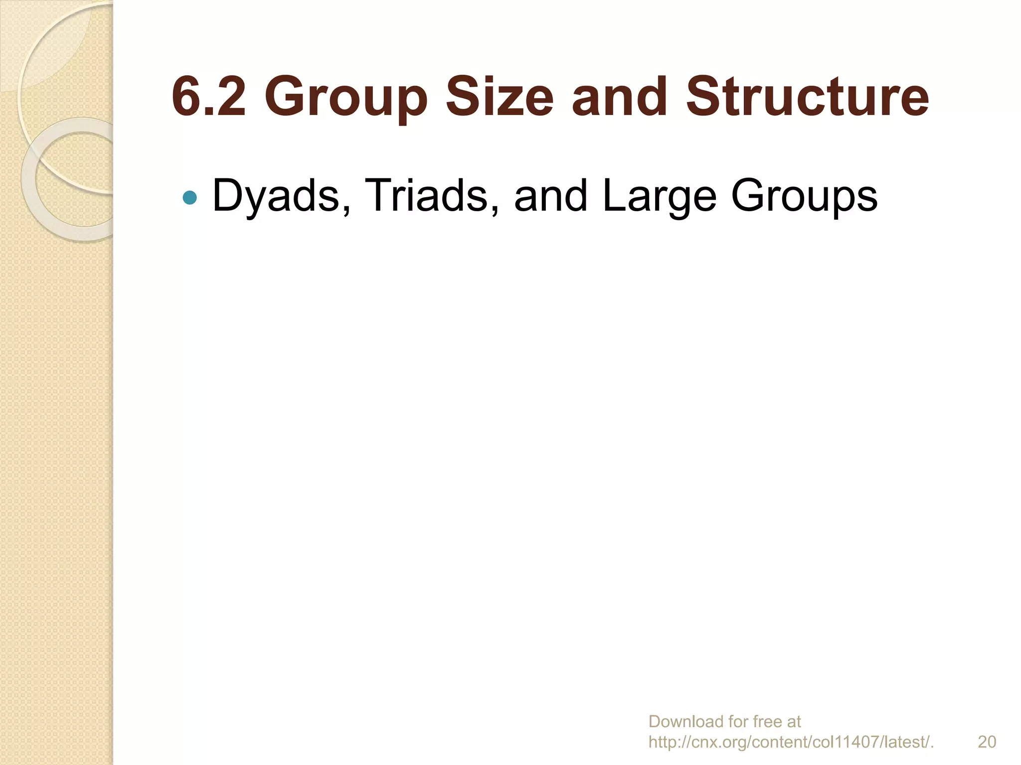 Chapter 6 groups and organization | PPTX