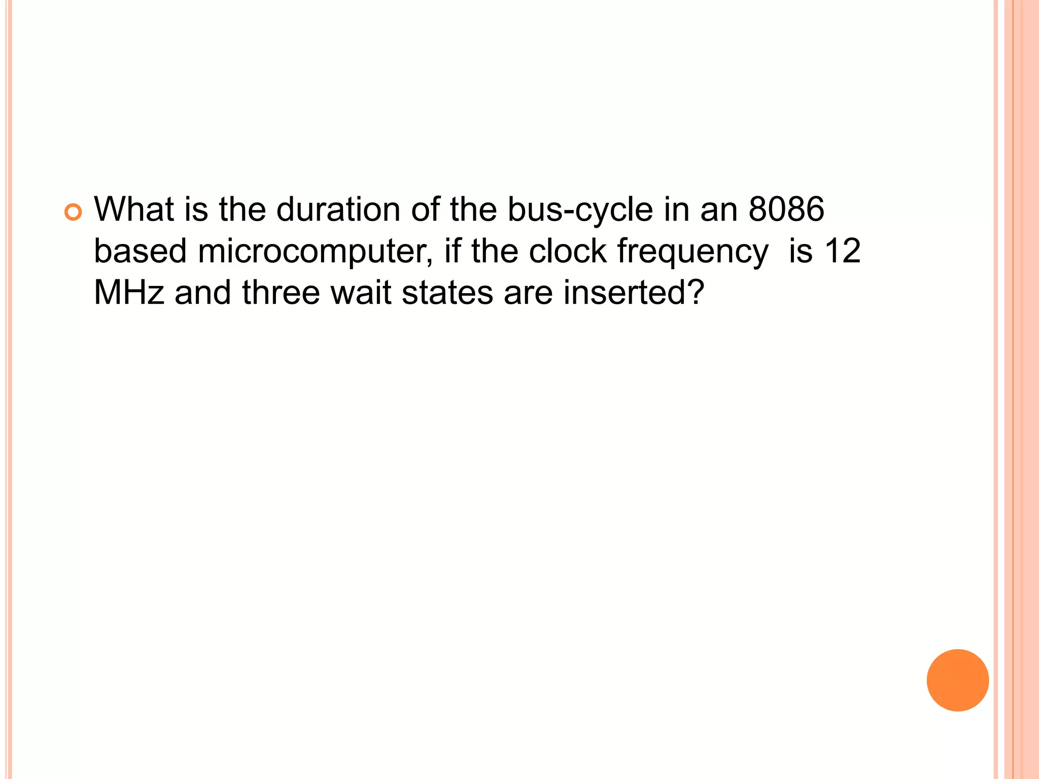Chapter 6 hardware structure of 8086 | PPTX