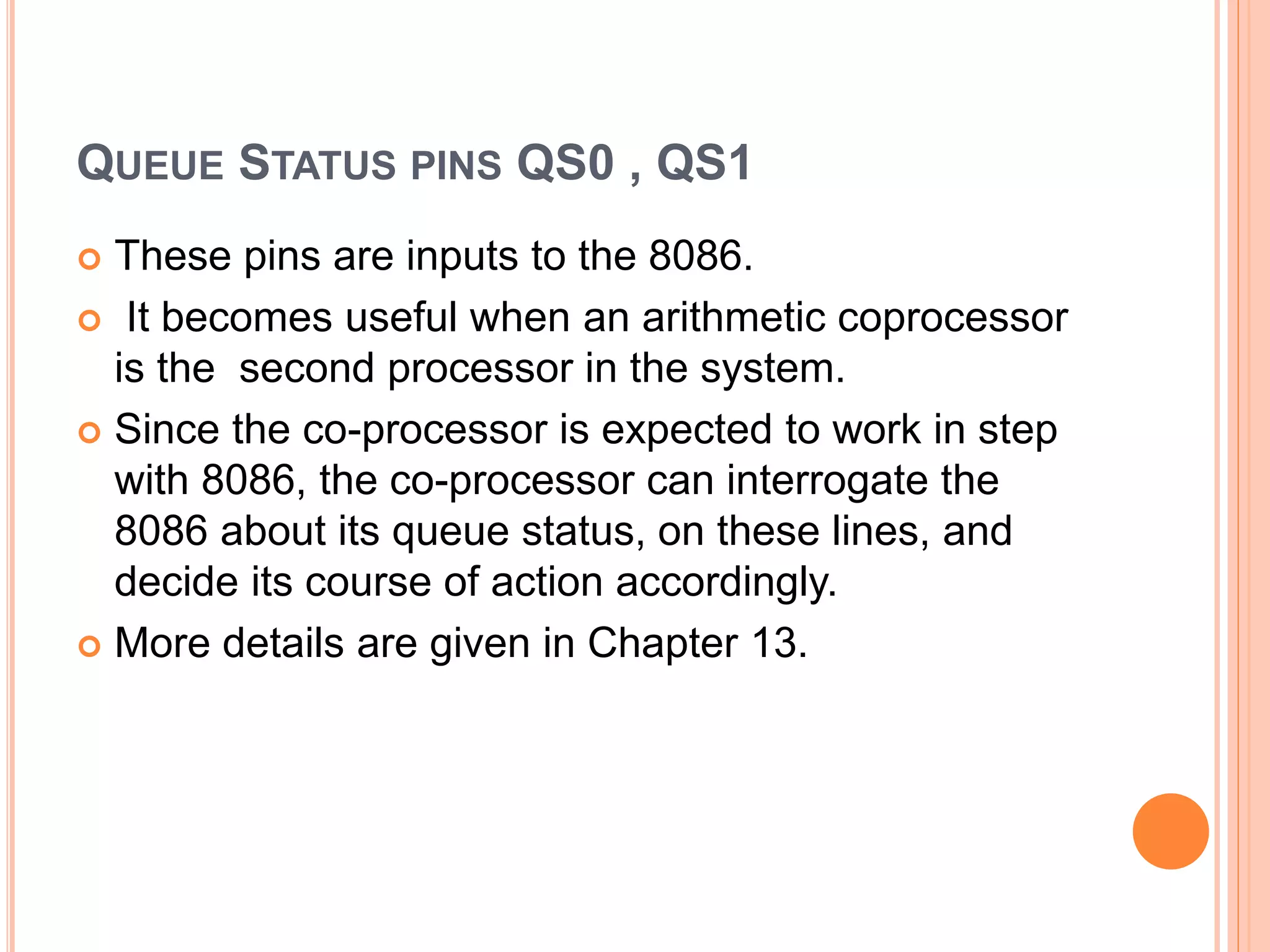 Chapter 6 hardware structure of 8086 | PPTX