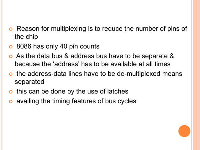 Chapter 6 hardware structure of 8086 | PPTX