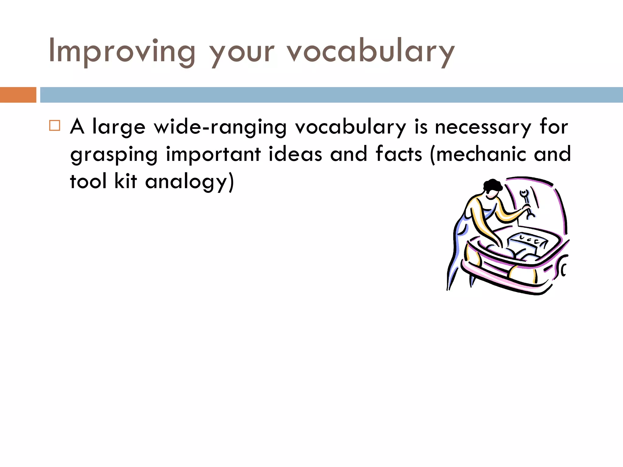 Chapter 6 improving your vocabulary | PPT