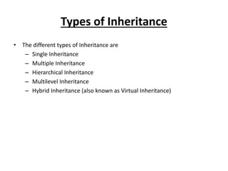 inheritance | PPTX