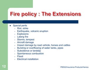 Chapter 6 -_insurance_products | PPT