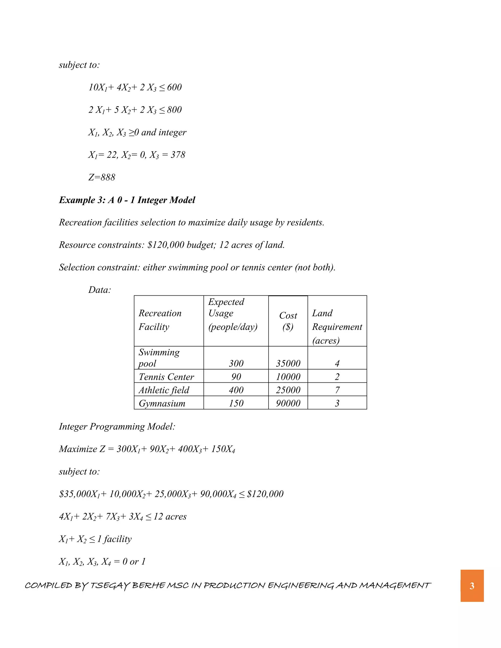 Chapter 6-INTEGER PROGRAMMING note.pdf Chapter 6-INTEGER PROGRAMMING note.pdf