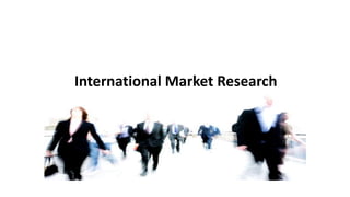 international market selection | PPTX