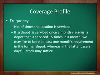 Inventory Control & Management | PPT