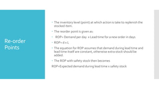 Chapter 6-Inventory Management .......... | PPTX