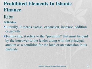 Chapter 6: Islamic Financial System | PPTX
