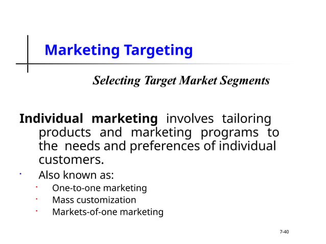 Best market segmentation, targeting and positioning | PPT