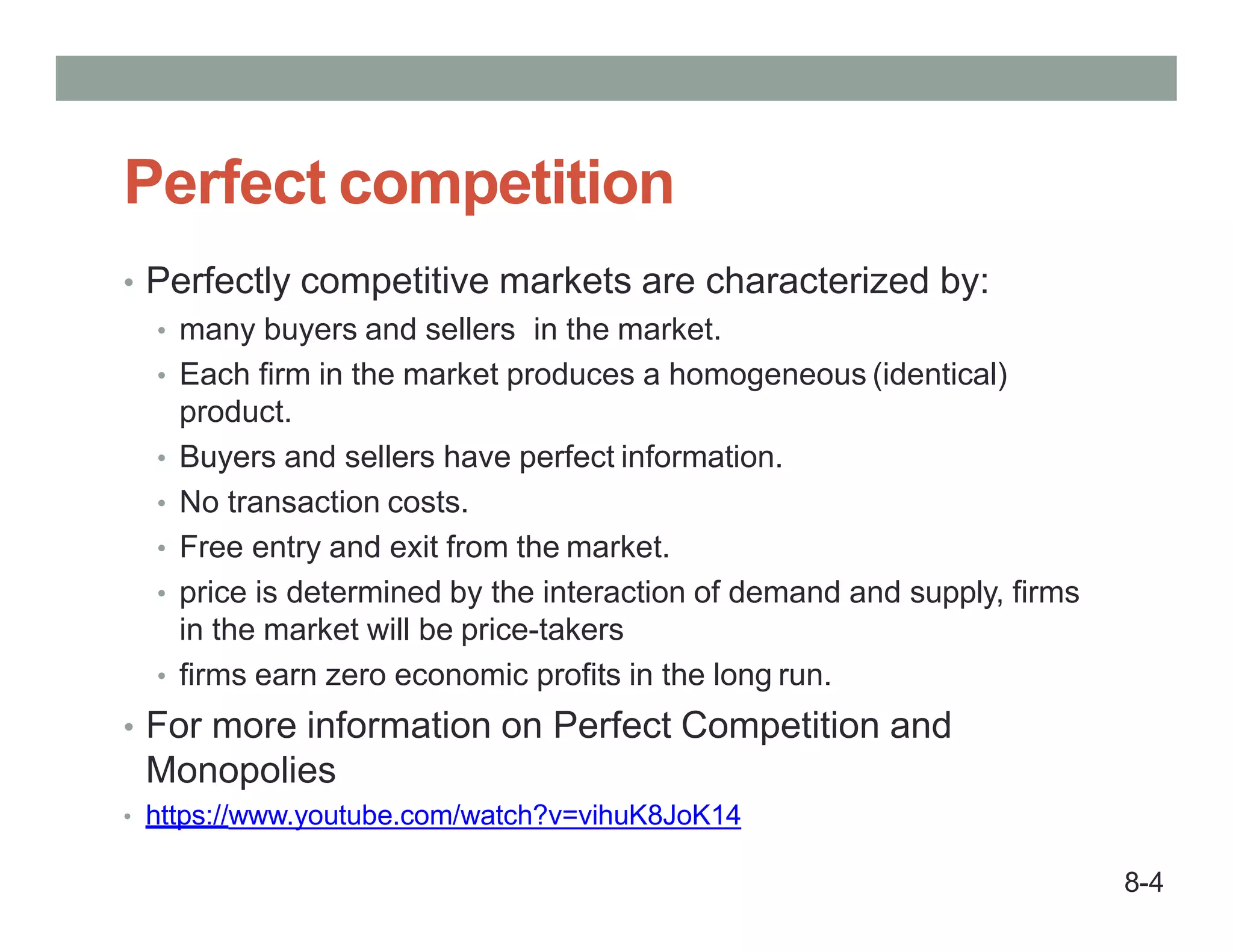 Chapter 6 market structure competitive, monopolistic and monopolistically competitive markets | PPTX