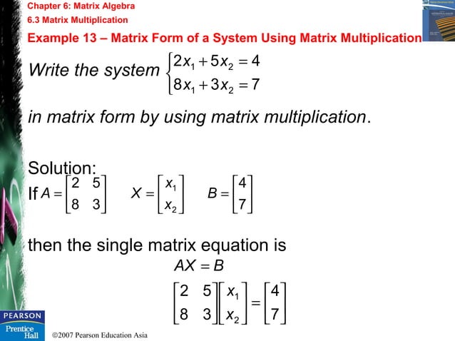 Chapter6 matrixalgebra-151003151111-lva1-app6892 | PPT
