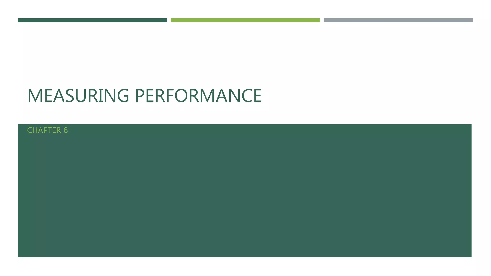 Performance Management Measuring Performance | PPTX