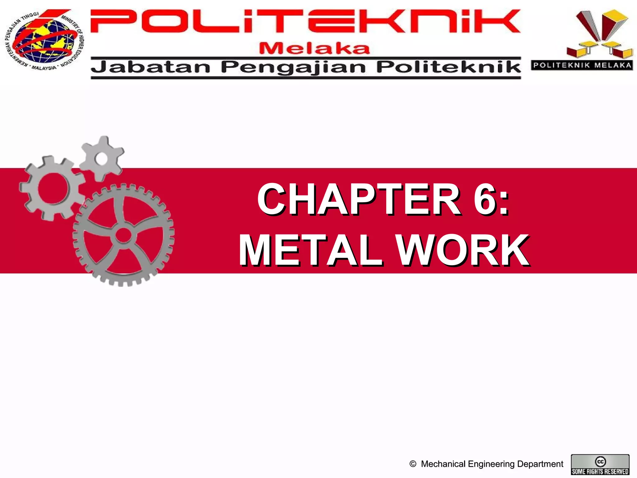 MATERIAL TECHNOLOGY 2 - CHAPTER 6 | PPT