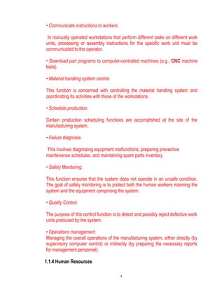 Chapter 6 mfg systems | PDF