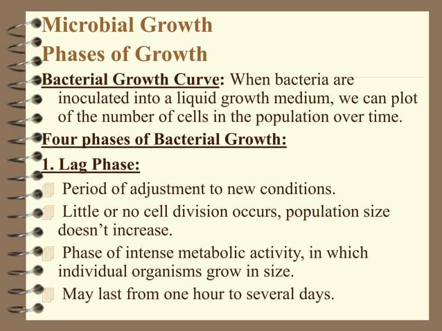 Chapter 6 - Microbial Growth.ppt | Biological Sciences | Science