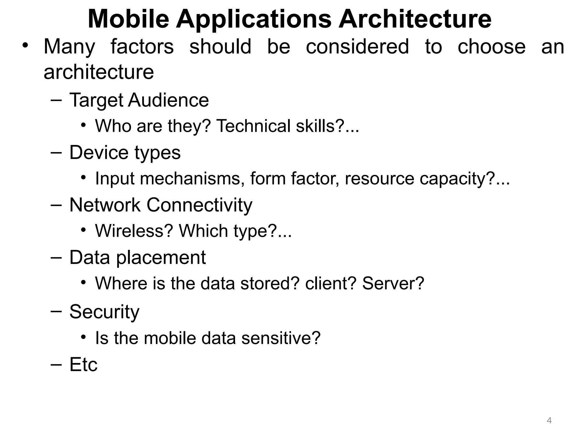 Chapter 6 Mobile Application Development Pptx