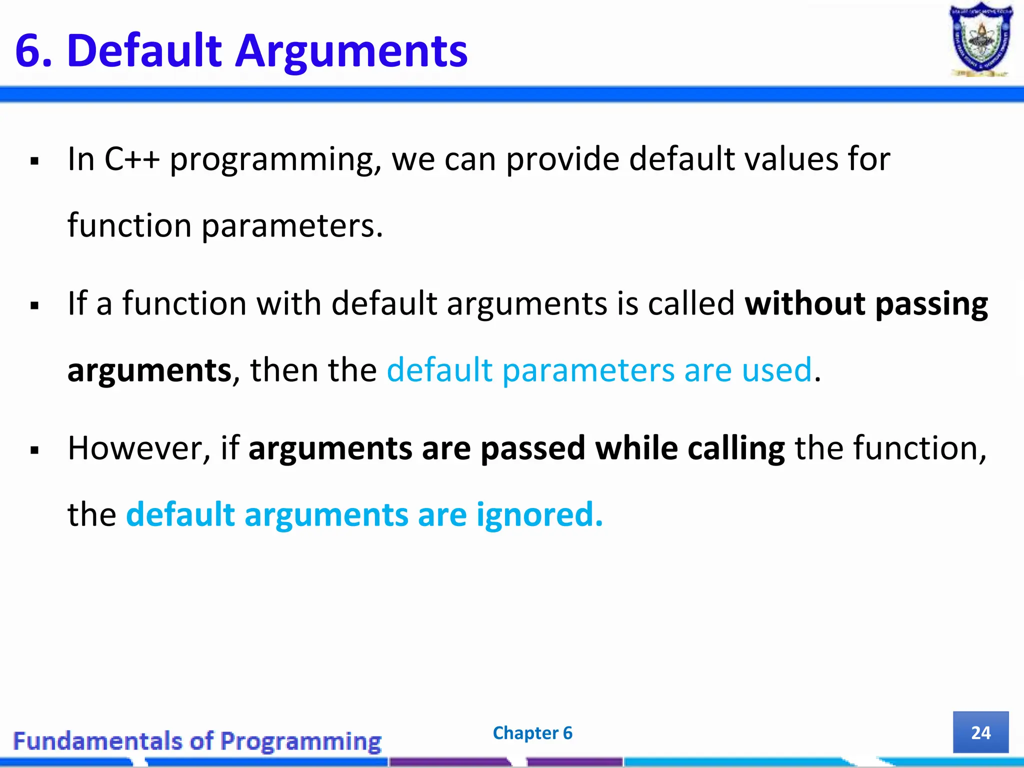 Chapter 6 - Modular Programming- in C++.pptx | Web Development | Internet