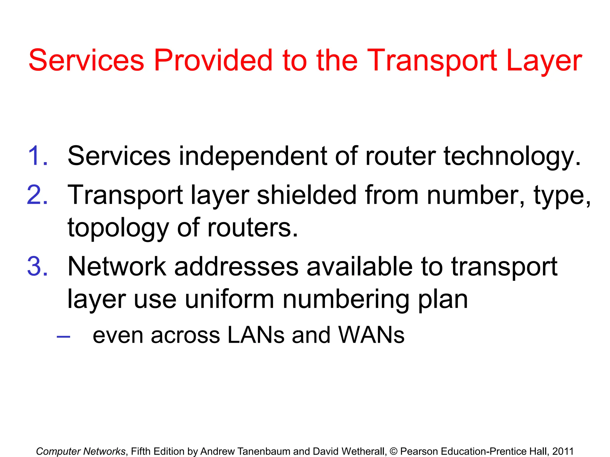 Chapter 6 Network Layer Of Computer Network Ppt