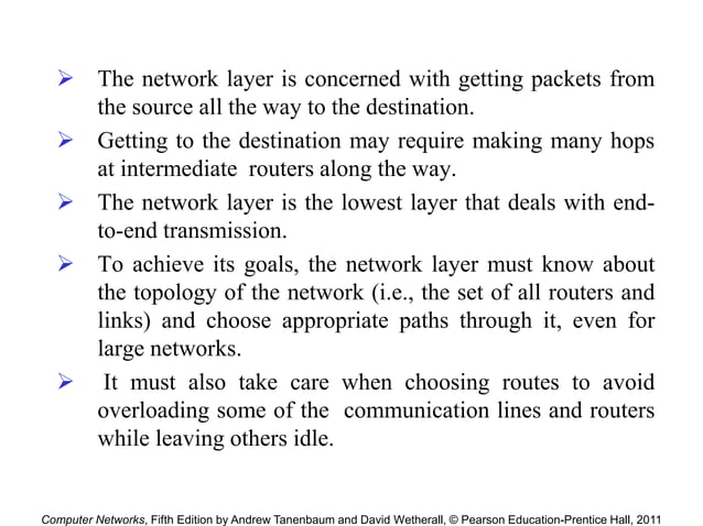 chapter- 6 network layer of computer network | PPT