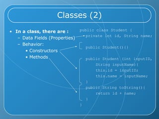 Chapter 6 OOP (Revision) | PPT | Programming Languages | Computing