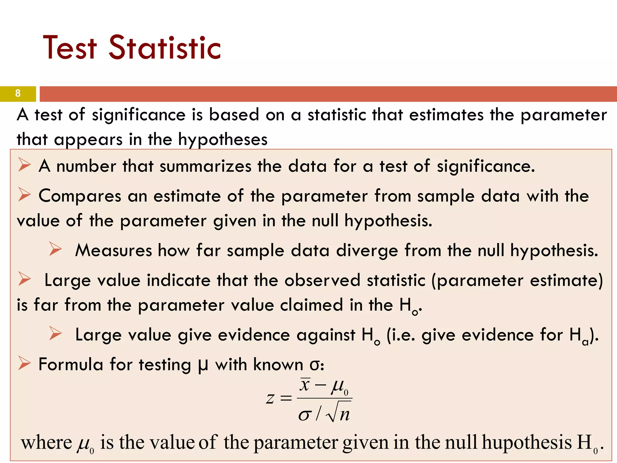 Chapter 6 part2-Introduction to Inference-Tests of Significance ...
