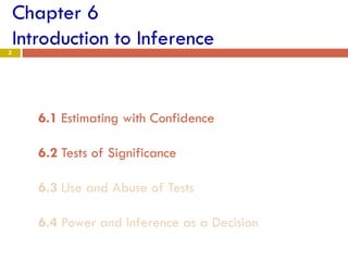 Chapter 6 part2-Introduction to Inference-Tests of Significance ...