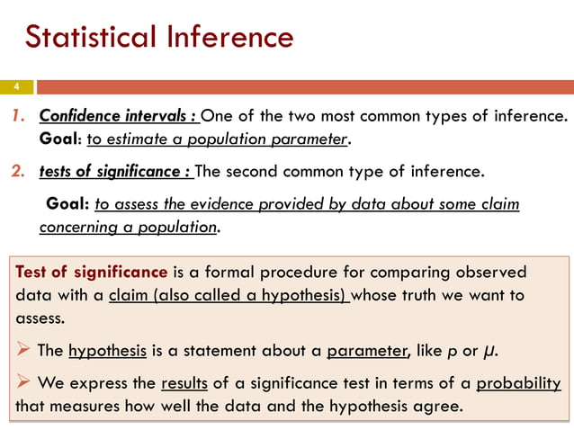 Chapter 6 part2-Introduction to Inference-Tests of Significance ...