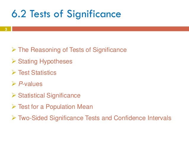 Chapter 6 part2-Introduction to Inference-Tests of Significance, Sta… Chapter 6 part2-Introduction to Inference-Tests of Significance, Sta…