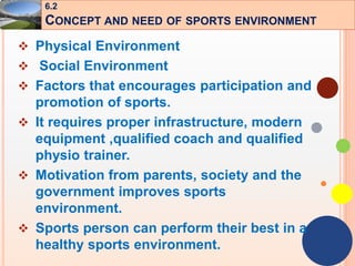 Chapter 6 Physical Activity Environment | PPTX