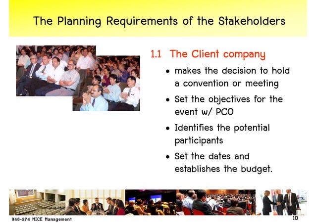 Chapter 6 Planning MICE Events | PDF