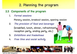 Chapter 6 Planning MICE Events | PPT