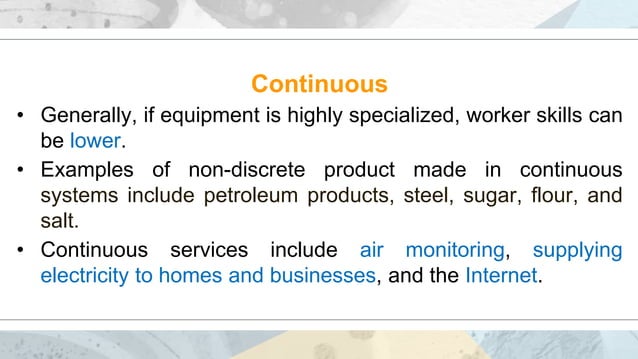 Chapter 6-Process Selection and Facility Layout.pptx | Business ...