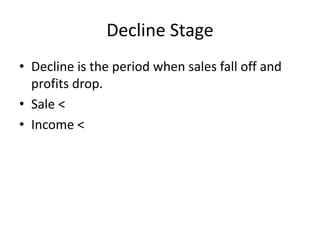 Product Life Cycle - Chapter 6 | PPTX