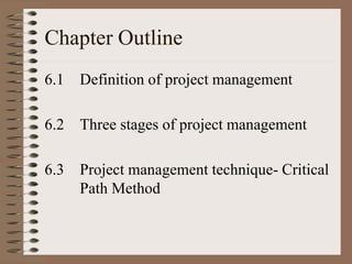 Chapter 6 project management | PPT