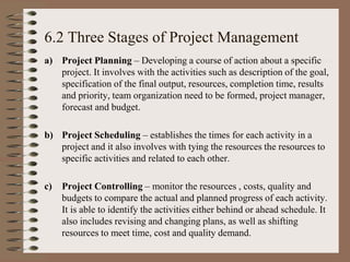 Chapter 6 project management | PPT
