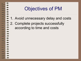 Chapter 6 project management | PPT