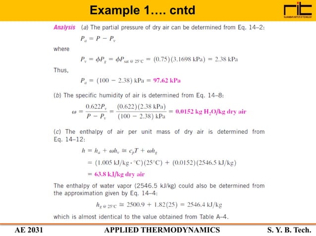 Chapter 6 Psychrometry & Air-Conditioning | PDF | Physics | Science