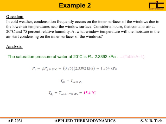 Chapter 6 Psychrometry & Air-Conditioning | PDF | Physics | Science