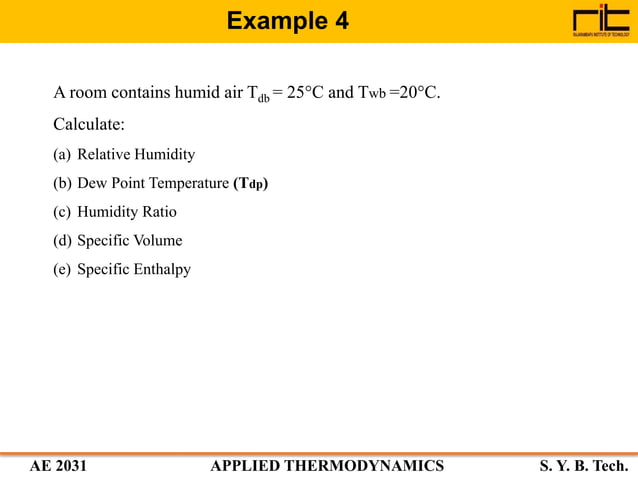 Chapter 6 Psychrometry & Air-Conditioning | PDF | Physics | Science