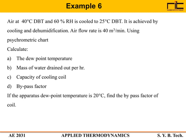 Chapter 6 Psychrometry & Air-Conditioning | PDF | Physics | Science