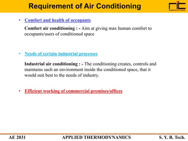 Chapter 6 Psychrometry & Air-Conditioning | PDF | Physics | Science