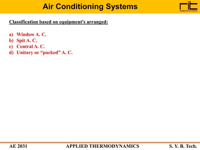 Chapter 6 Psychrometry & Air-Conditioning | PDF | Physics | Science