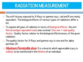 Chapter 6 - Radiation Hazards power point.pdf | Cancer | Diseases and ...