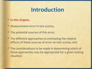 Reliability in Language Testing | PPT