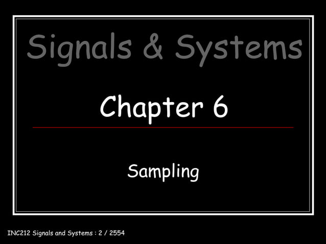 Chapter6 sampling | PPT | Digital Audio | Computer Software and Applications