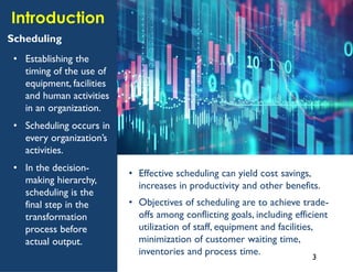 Chapter 6-Scheduling in Industrial of Engineering | PDF