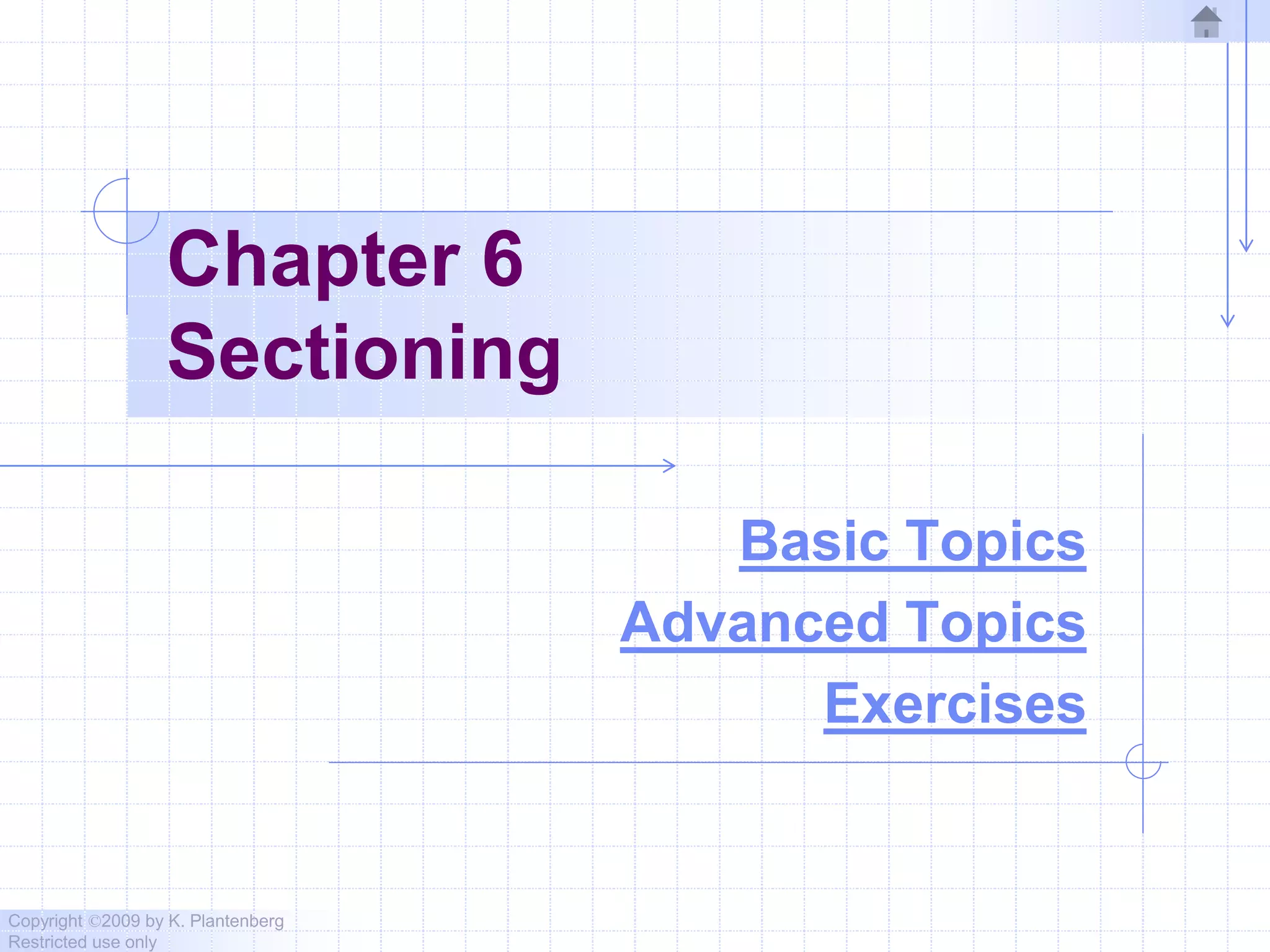Chapter 6 sectioning - 2010 | PPTX